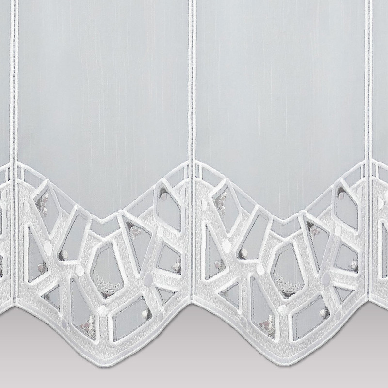 Modern betickter Kurzstore Dana Plauener Spitze